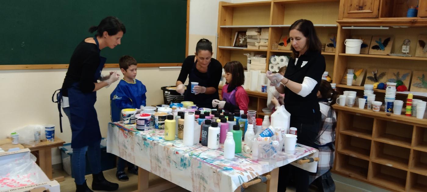 Kunstprojekt mit Claudia Haim | VS Zams